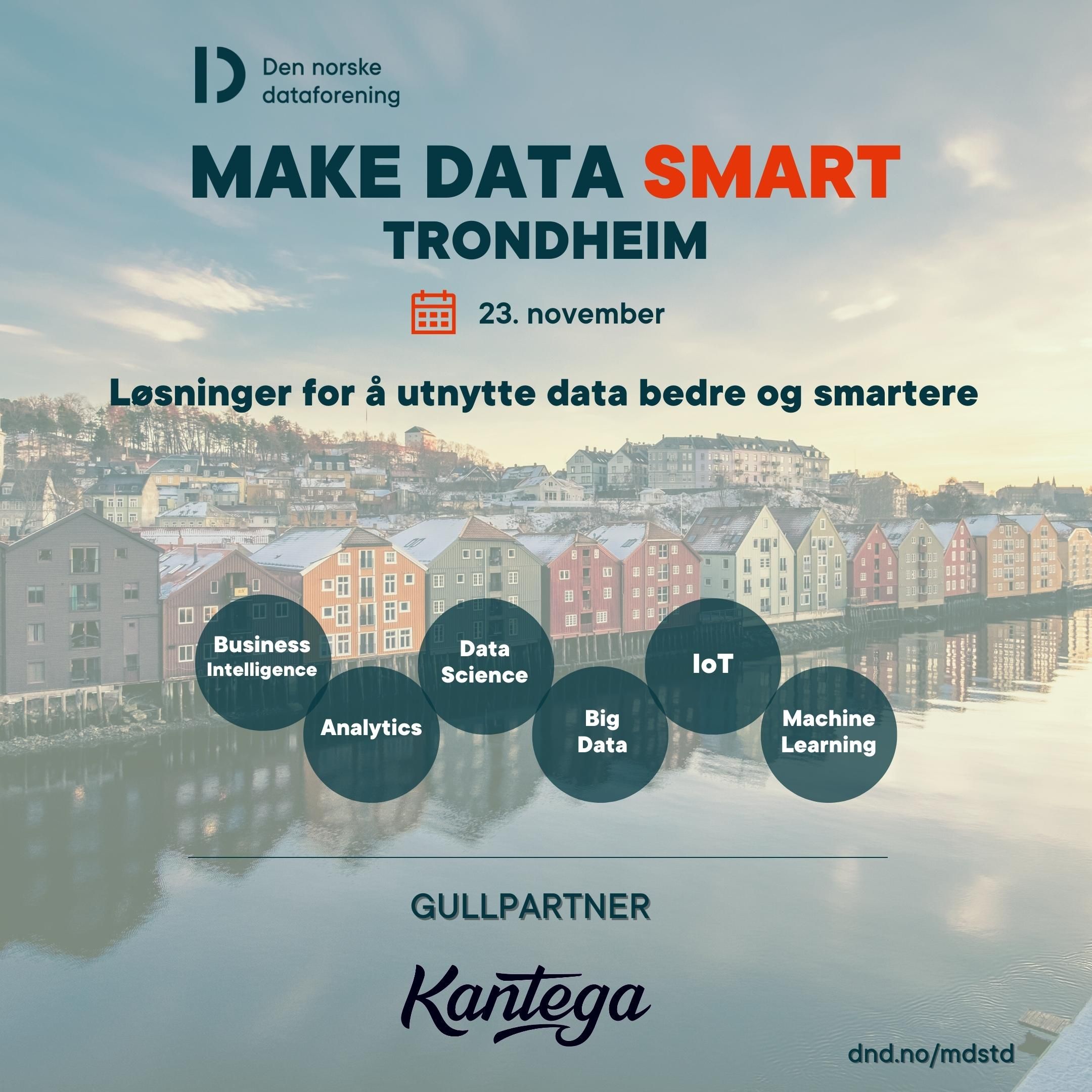 23/11: Make Data Smart 2022 i Trondheim | Kantega