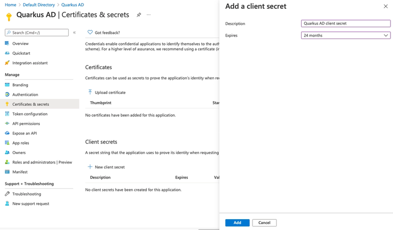 Role-based access control with Quarkus and Microsoft Azure Active Directory | Kantega