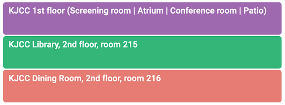 Space Schedule | NYU KJCC