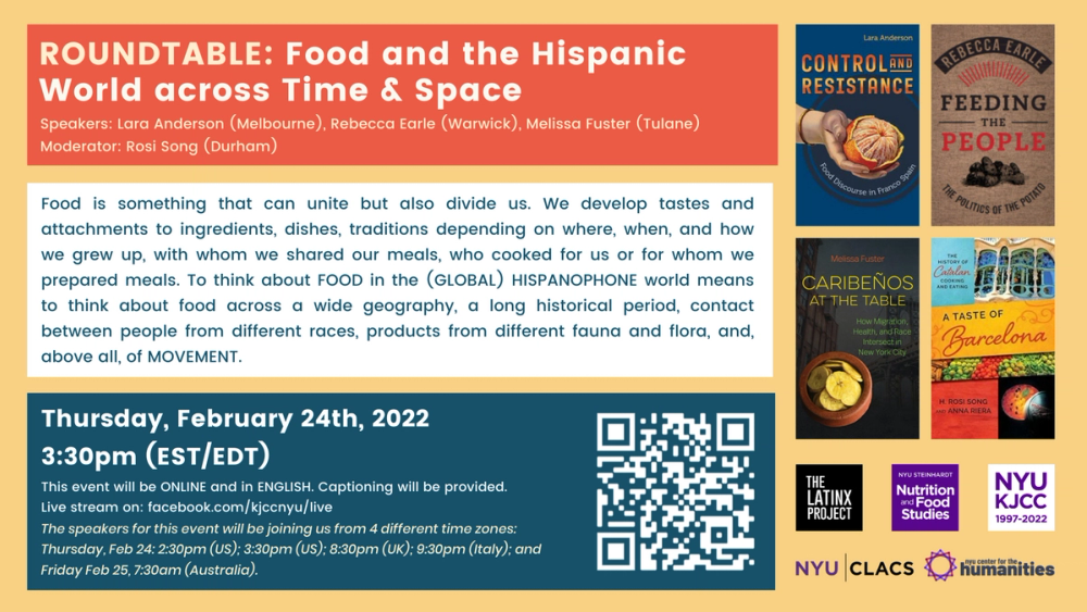 Roundtable: Food and the Hispanic World across Time & Space | NYU KJCC