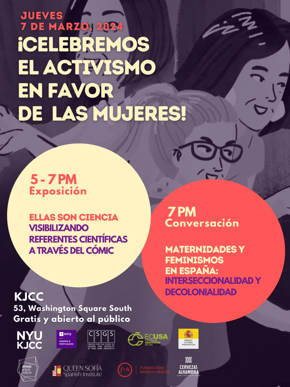 ¡Ven a celebrar los activismos en favor de las mujeres! | KJCC