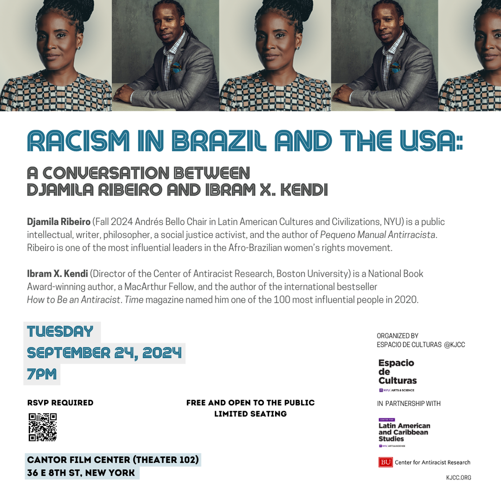 Djamila Ribeiro and Ibram X. Kendi in conversation | KJCC
