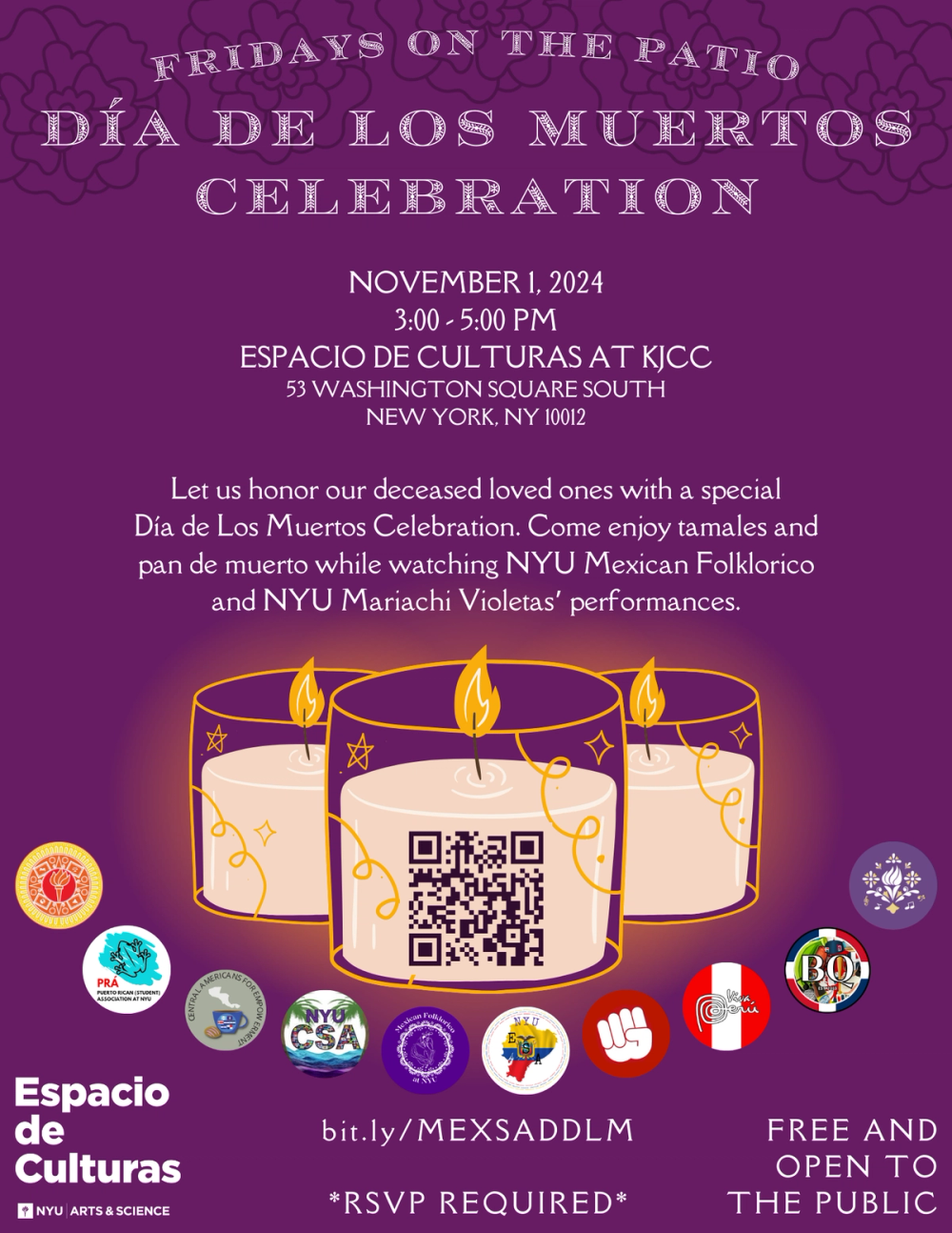 Join us for a vibrant celebration of Día de Los Muertos ! | KJCC