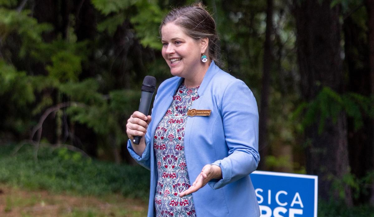 Congress Candidate Jessica Morse Visits Sierra City