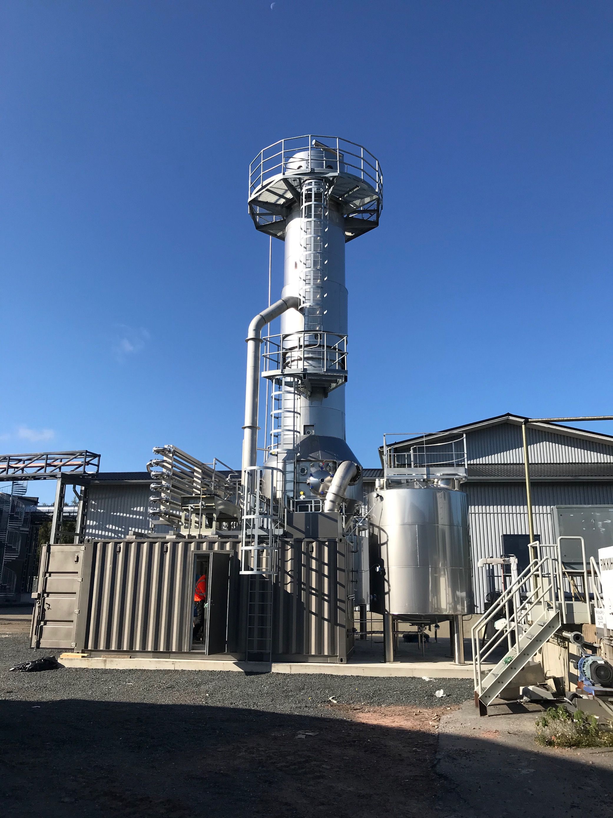 Biogas reject water treatment