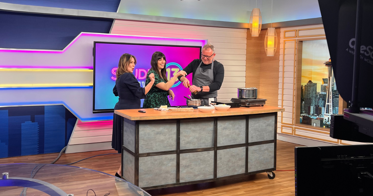 Chef Ethan's Cacio e Pepe on Studio 13 Live | Chef Ethan's Cacio e Pepe ...