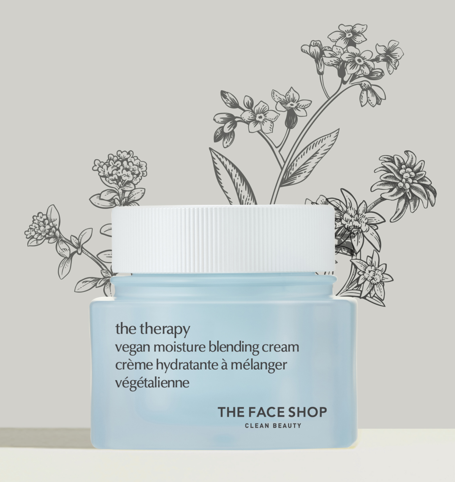 The Therapy Vegan Moisture Blending Cream - The Face Shop | LG beauty