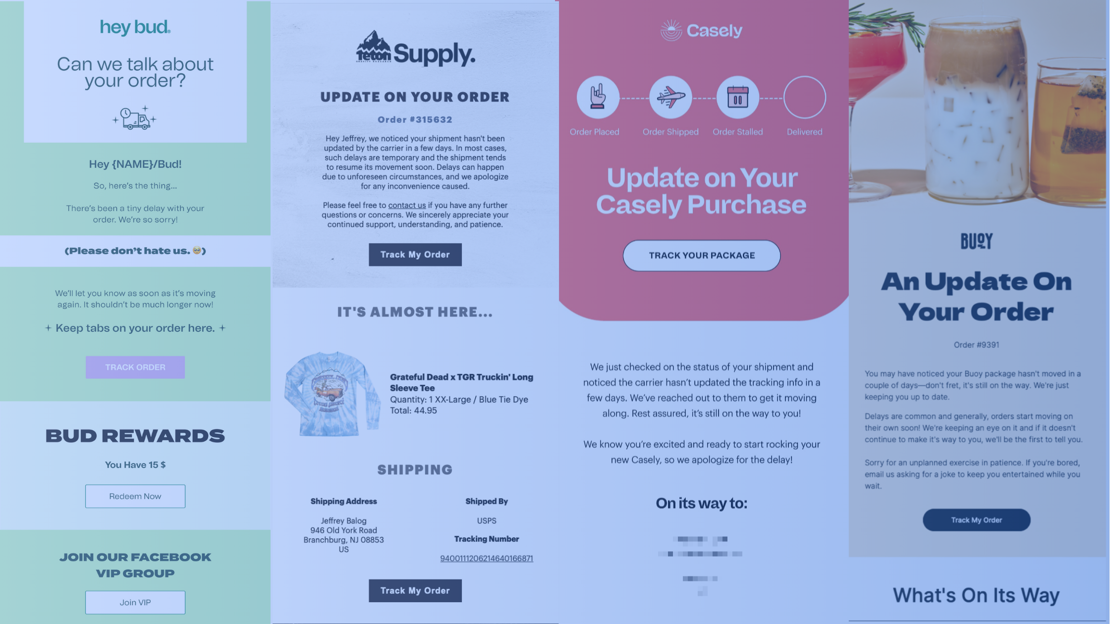 Shipping delay email examples: What to say to your customers