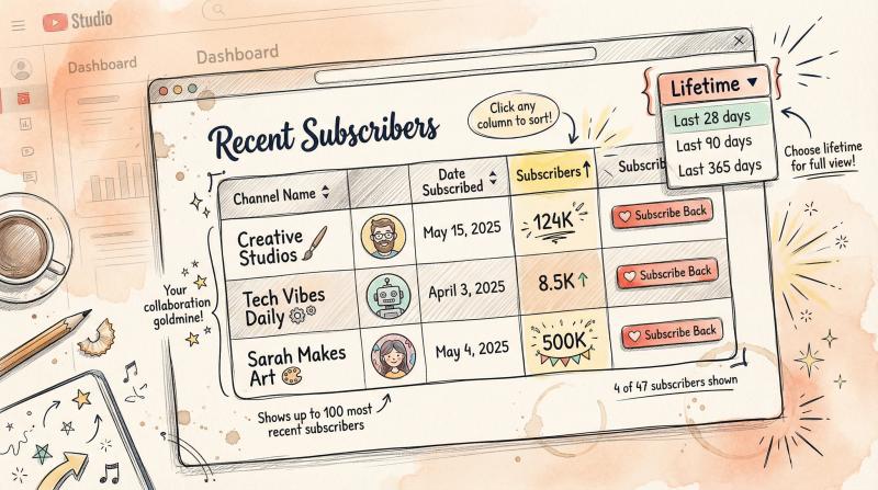 How to See Your YouTube Subscribers (+ Hidden Collabs)