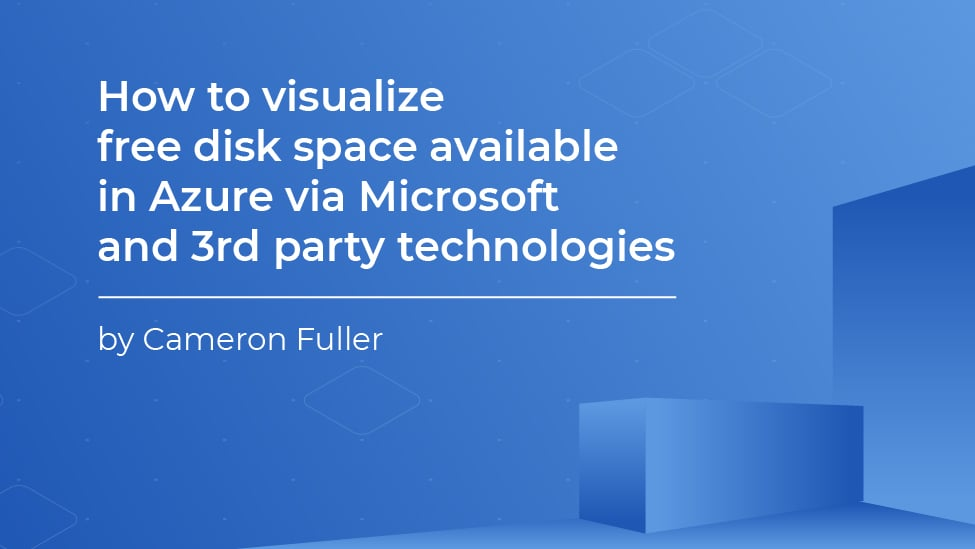 Visualize free disk space available in Azure - SquaredUp DS