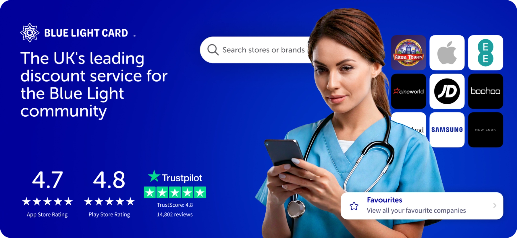 The Blue Light Card App
