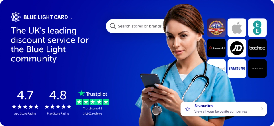 The Blue Light Card App