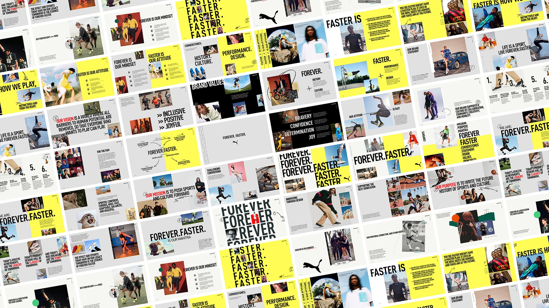 Company Brand Book for PUMA by Our Friends creative agency. | Our Friends