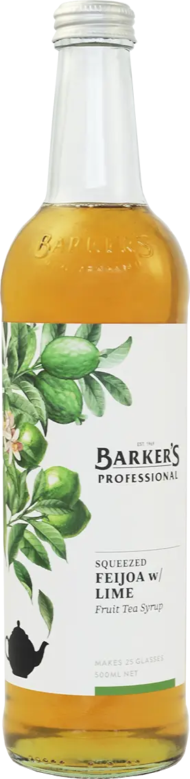 Shop | Feijoa & Lime Fruit Tea Syrup | Barker's of New Zealand