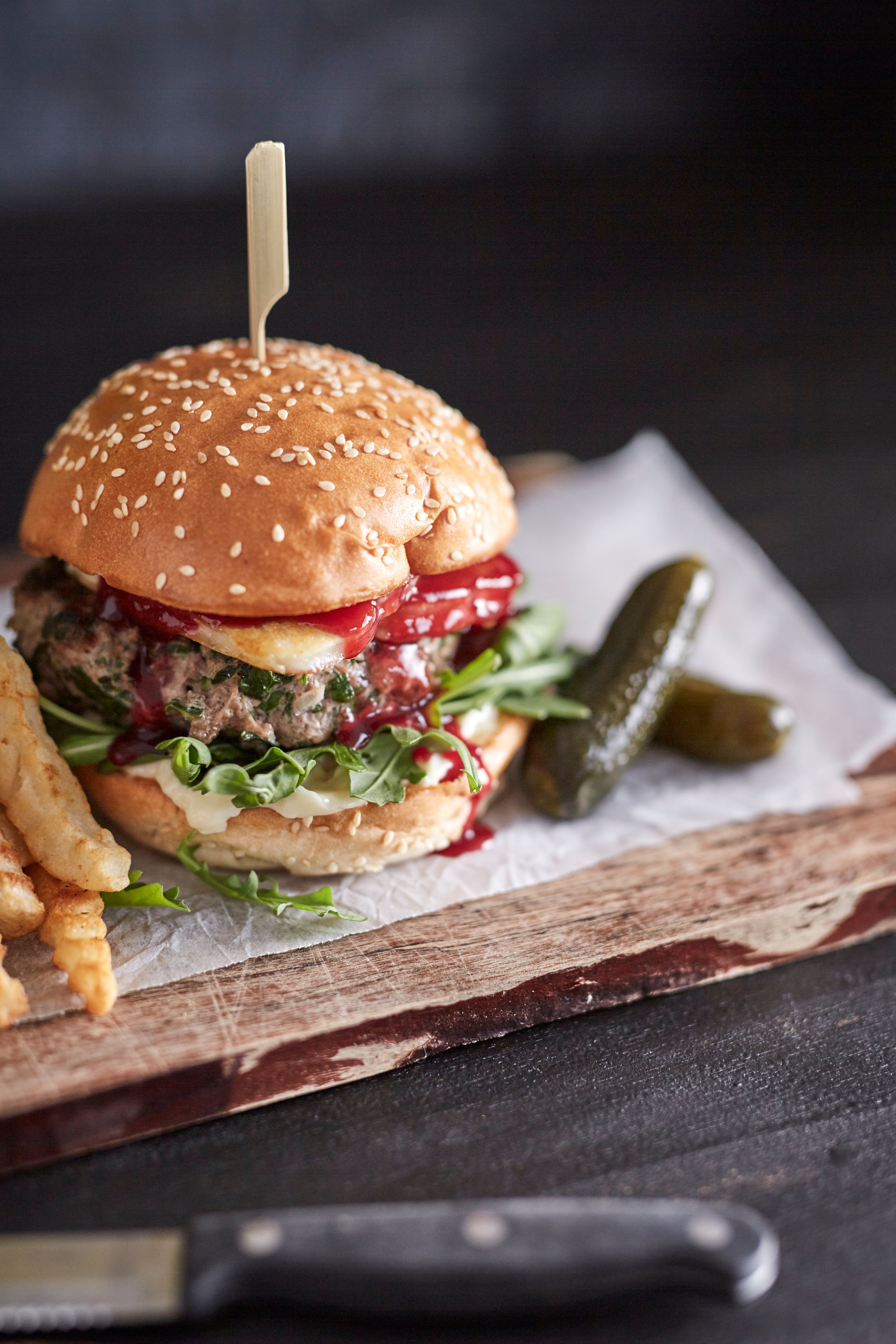 Lamb & Haloumi Burgers | Recipe | Barker's of Geraldine