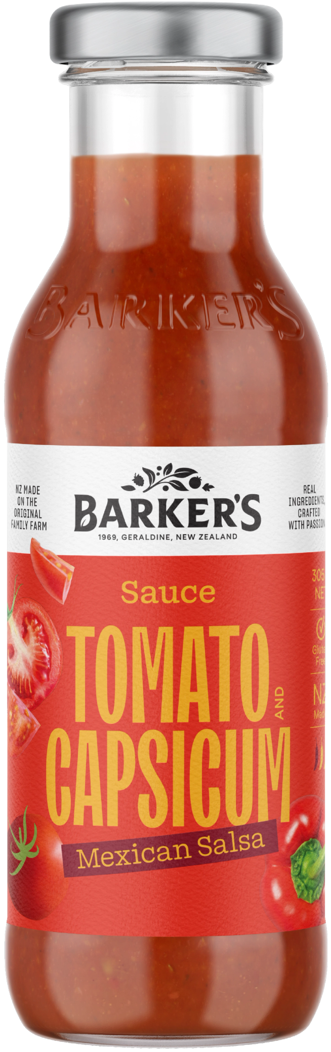 Shop | Tomato & Capsicum Salsa | Barker's of Geraldine
