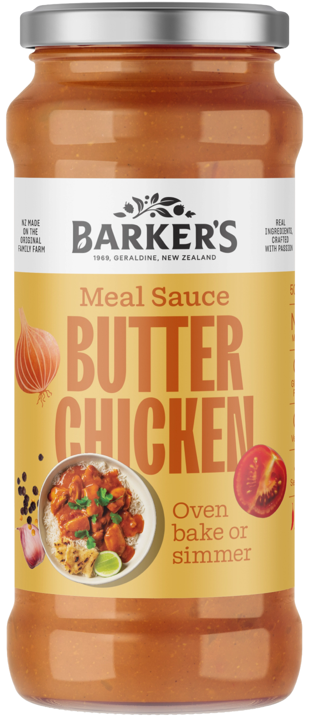 Butter Chicken Meal Sauce | Shop | Barker's of New Zealand