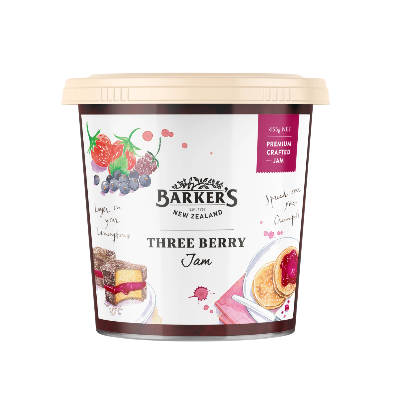 Three Berry Jam | Shop | Barker's of New Zealand