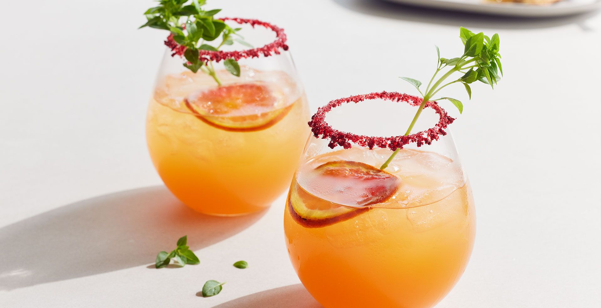 Blood Orange & Basil Cocktail | Recipe | Barker's of Geraldine