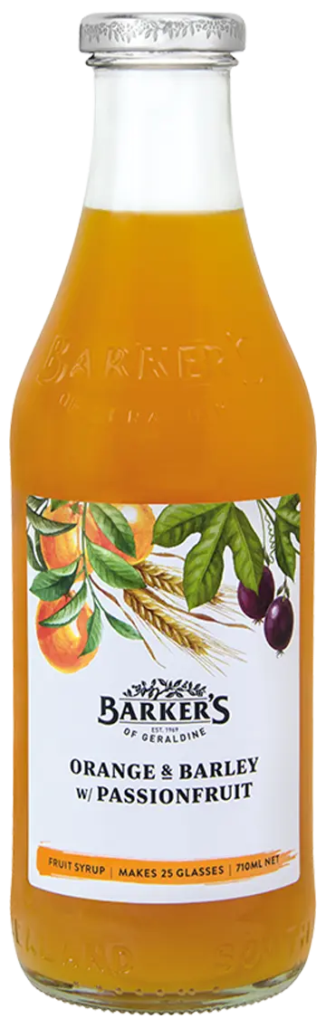 Shop | Orange & Barley with Passionfruit Fruit Syrup