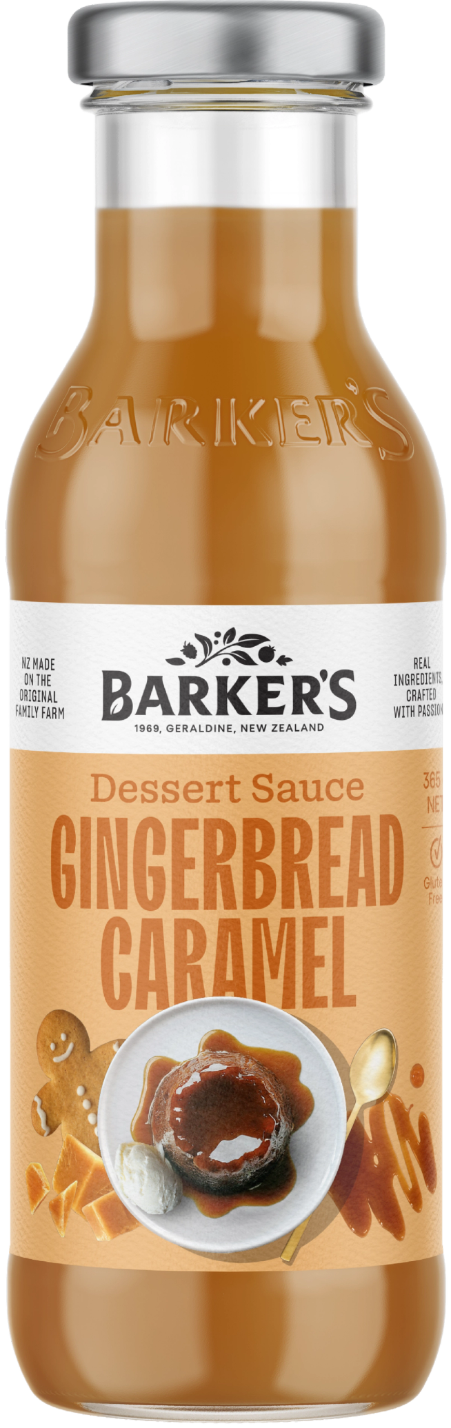 Shop | Gingerbread Caramel Dessert Sauce | Barker's of Geraldine