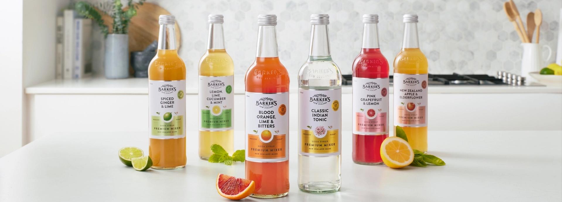 Premium Mixer Soda Syrups | Barker's of Geraldine
