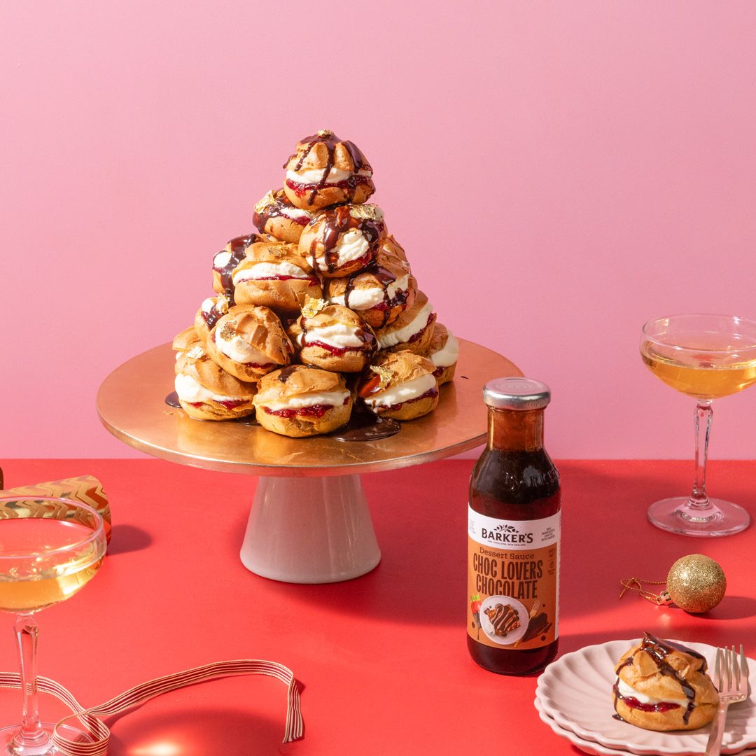 Recipe | Festive Profiterole Tree | Barker's of Geraldine