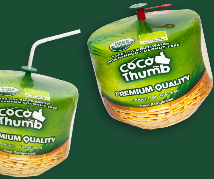 Coco Thumb | Easy to Drink Young Nam Hom Coconut | K-Fresh