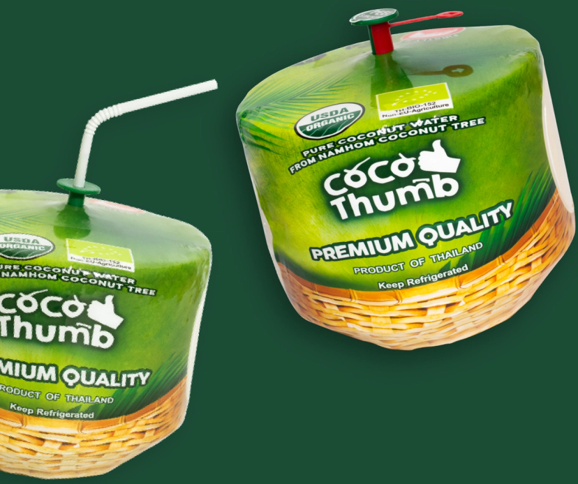 Coco Thumb | Easy to Drink Young Nam Hom Coconut | K-Fresh