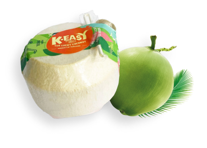 K-Easy- Lucky Coconut | Fresh Young Coconut Water | K-Fresh