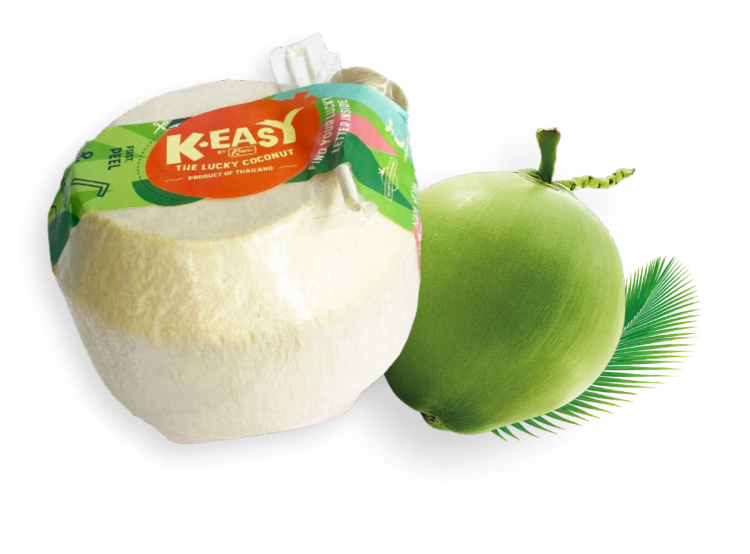 K-Easy- Lucky Coconut | Fresh Young Coconut Water | K-Fresh