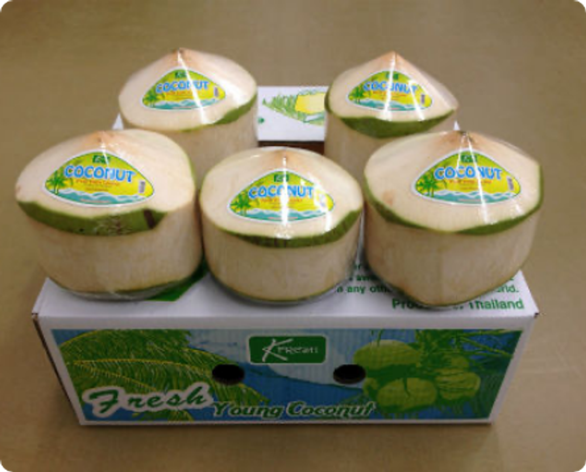 Premium Grade & Organic Nam Hom Coconut Water | K-Fresh