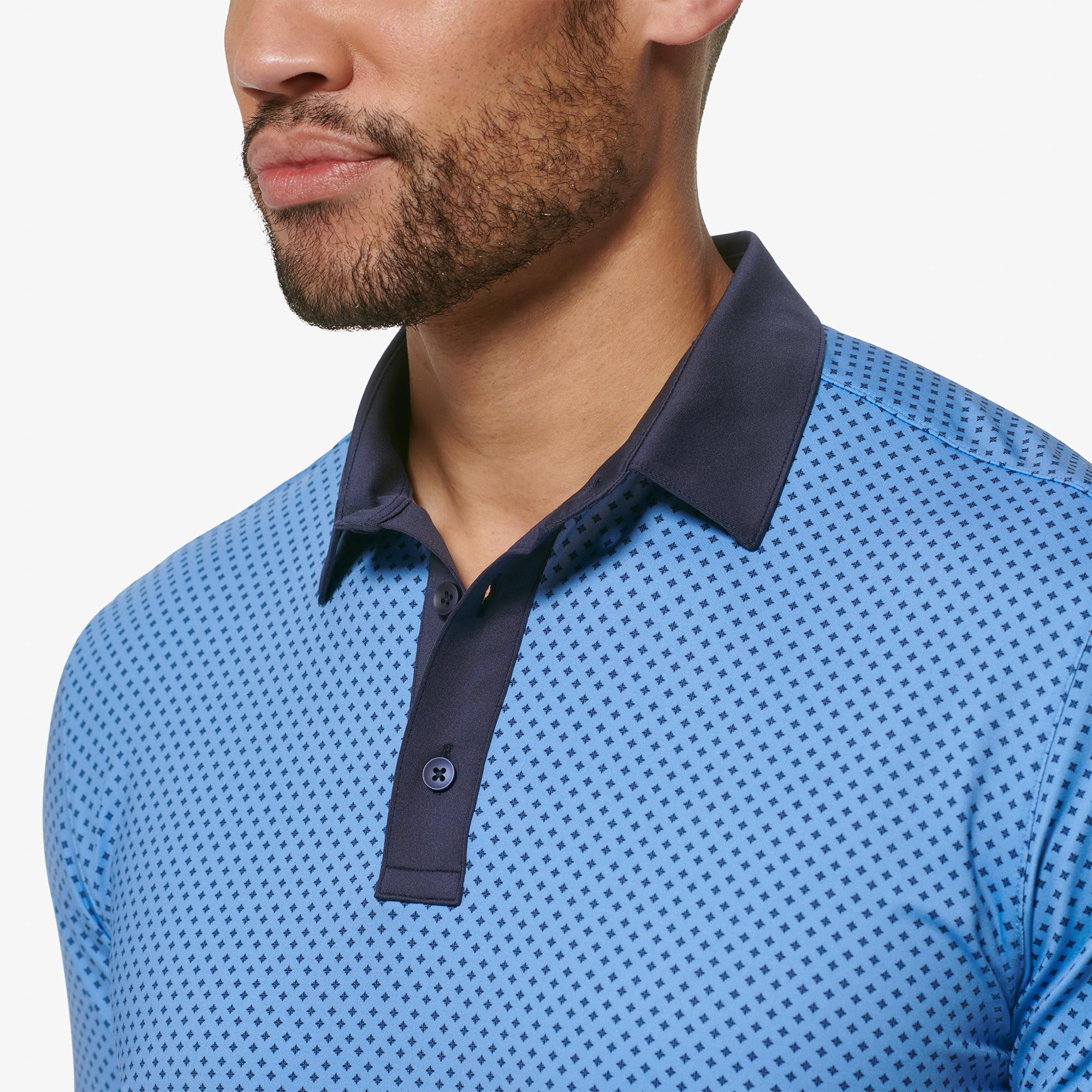 Versa Polo - Provence Geo Print - Mizzen+Main