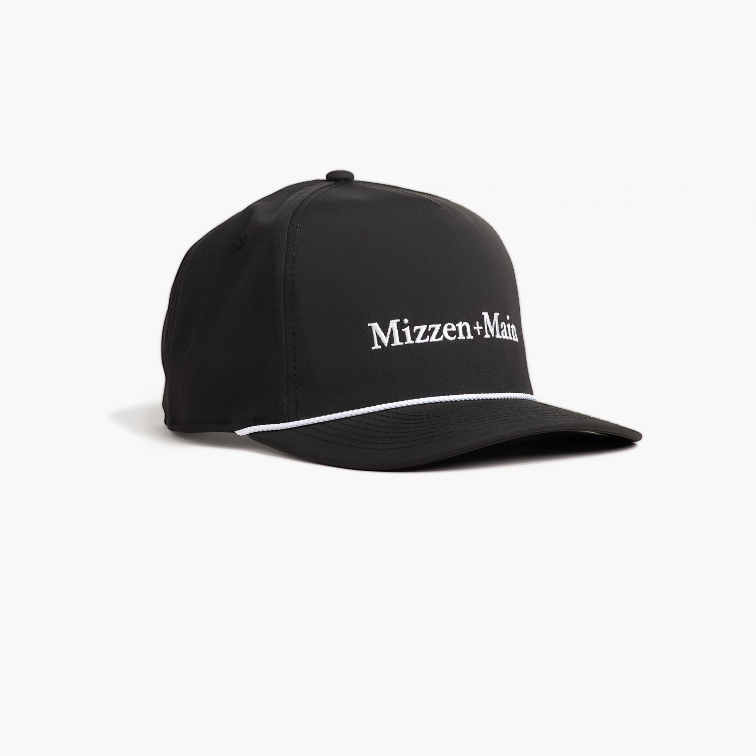 Black Solid Rope Hat - Mizzen+Main