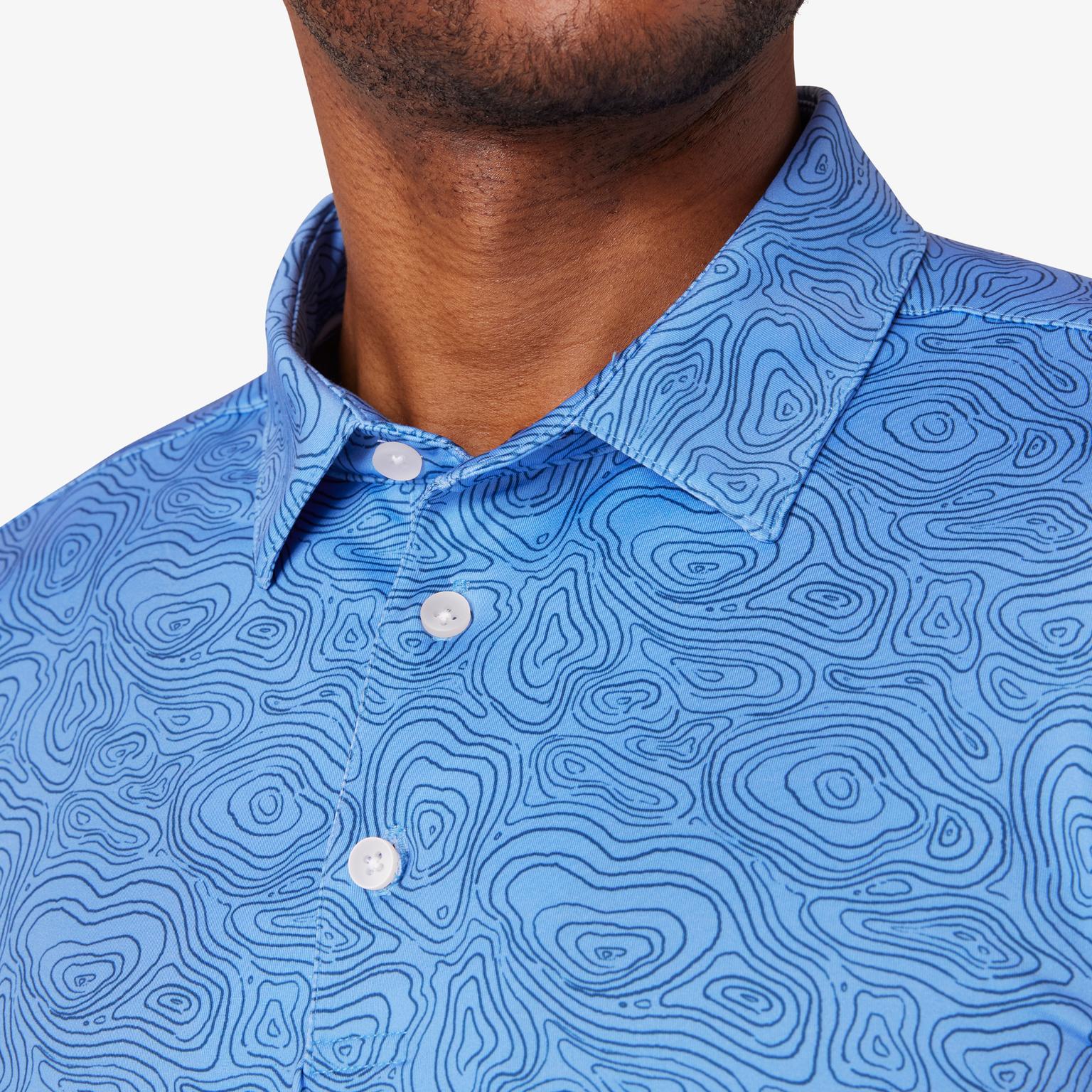 Model is 6’ 1” and is wearing a size medium, with a trim fit, at a ...