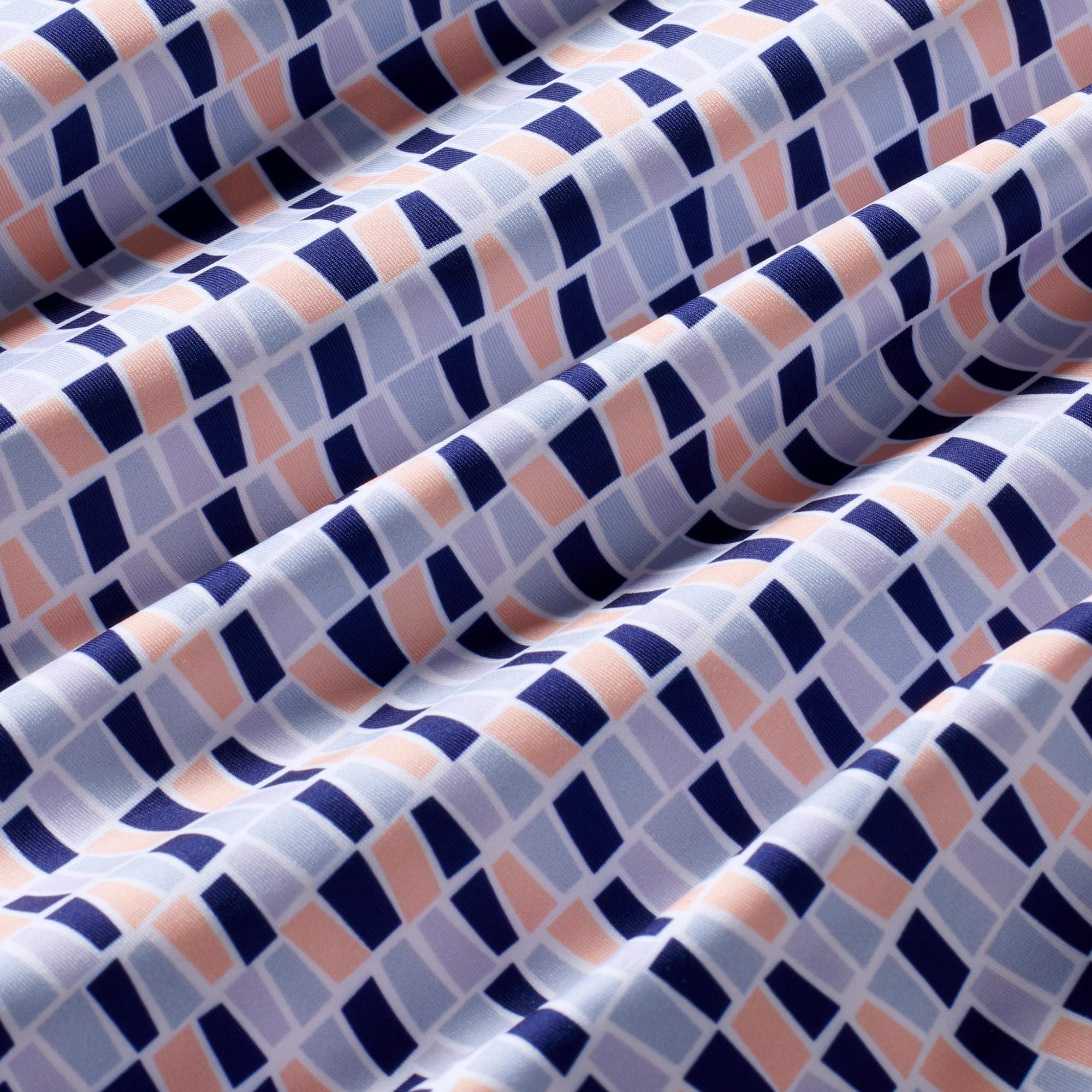 Versa Polo - Blueprint Tile Print - Mizzen+Main