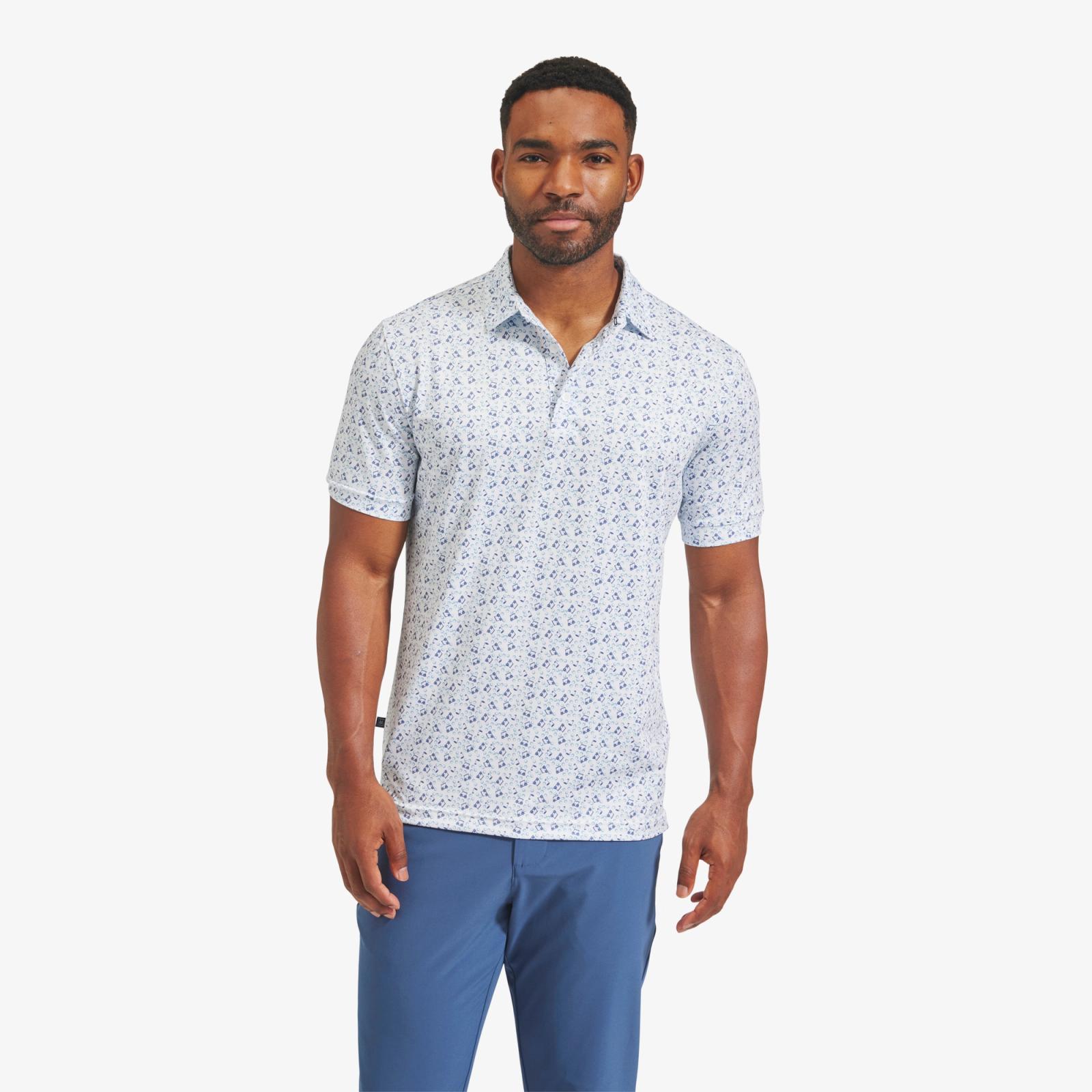 Two-Putt Print Versa Polo - Mizzen+Main