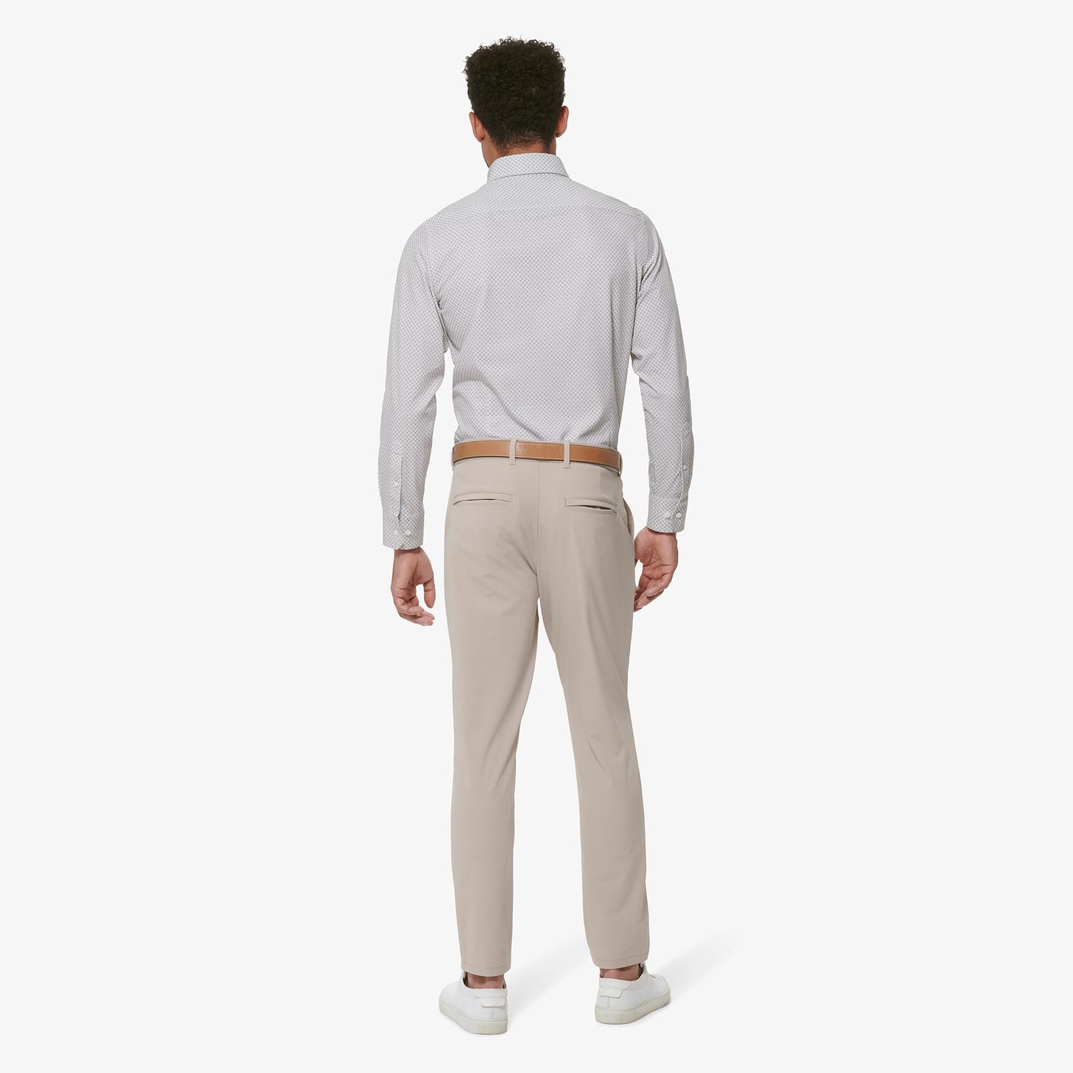Helmsman Chino Pant - Sleet Solid - Mizzen+Main