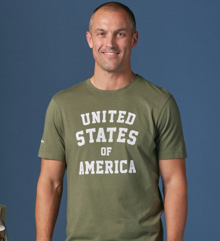 Army Green Solid Legacies Alive Tee - Mizzen+Main