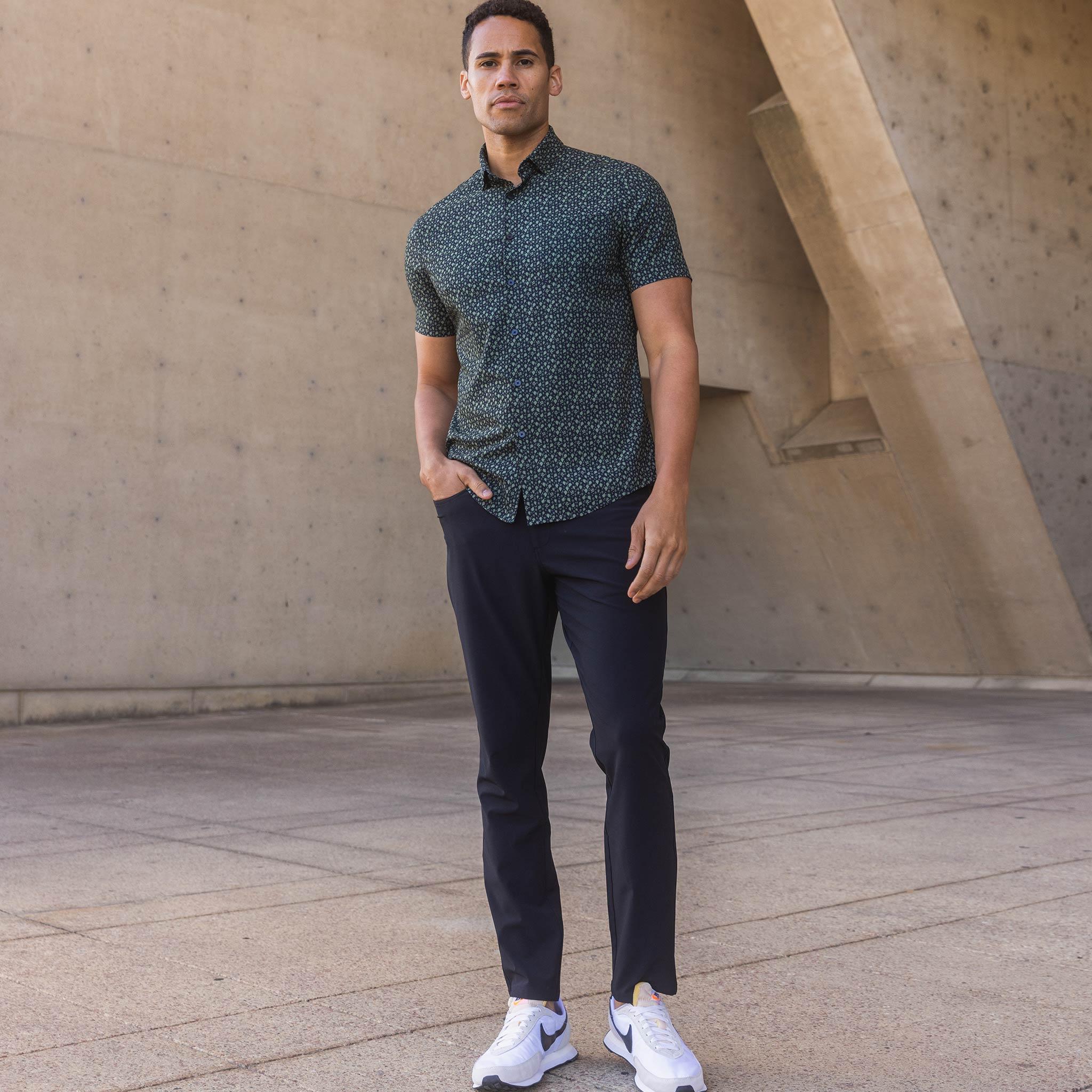 Nolan Dress Shirt - Plum Heather - Mizzen+Main