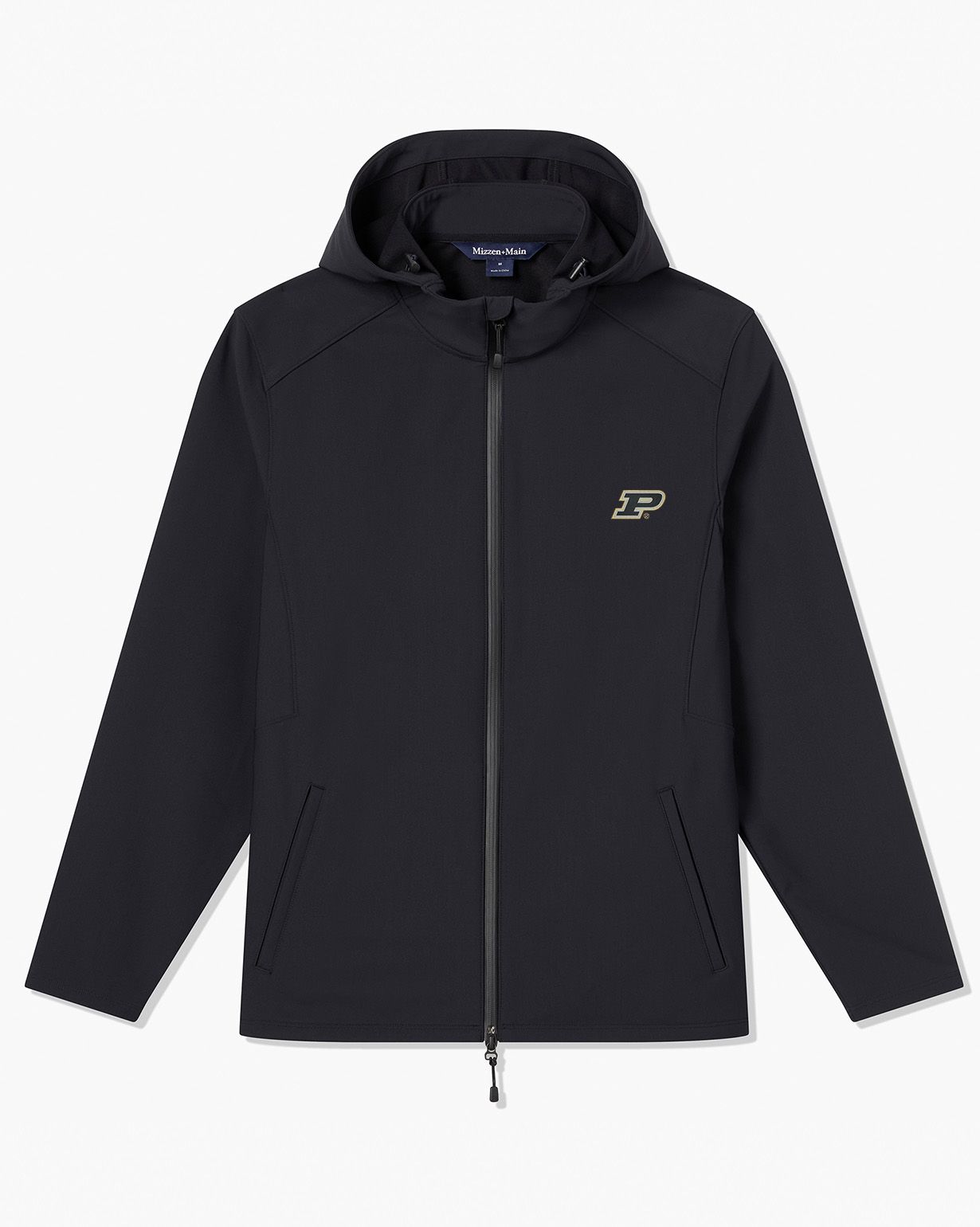 Purdue University Black Solid Stinger Jacket - Mizzen+Main