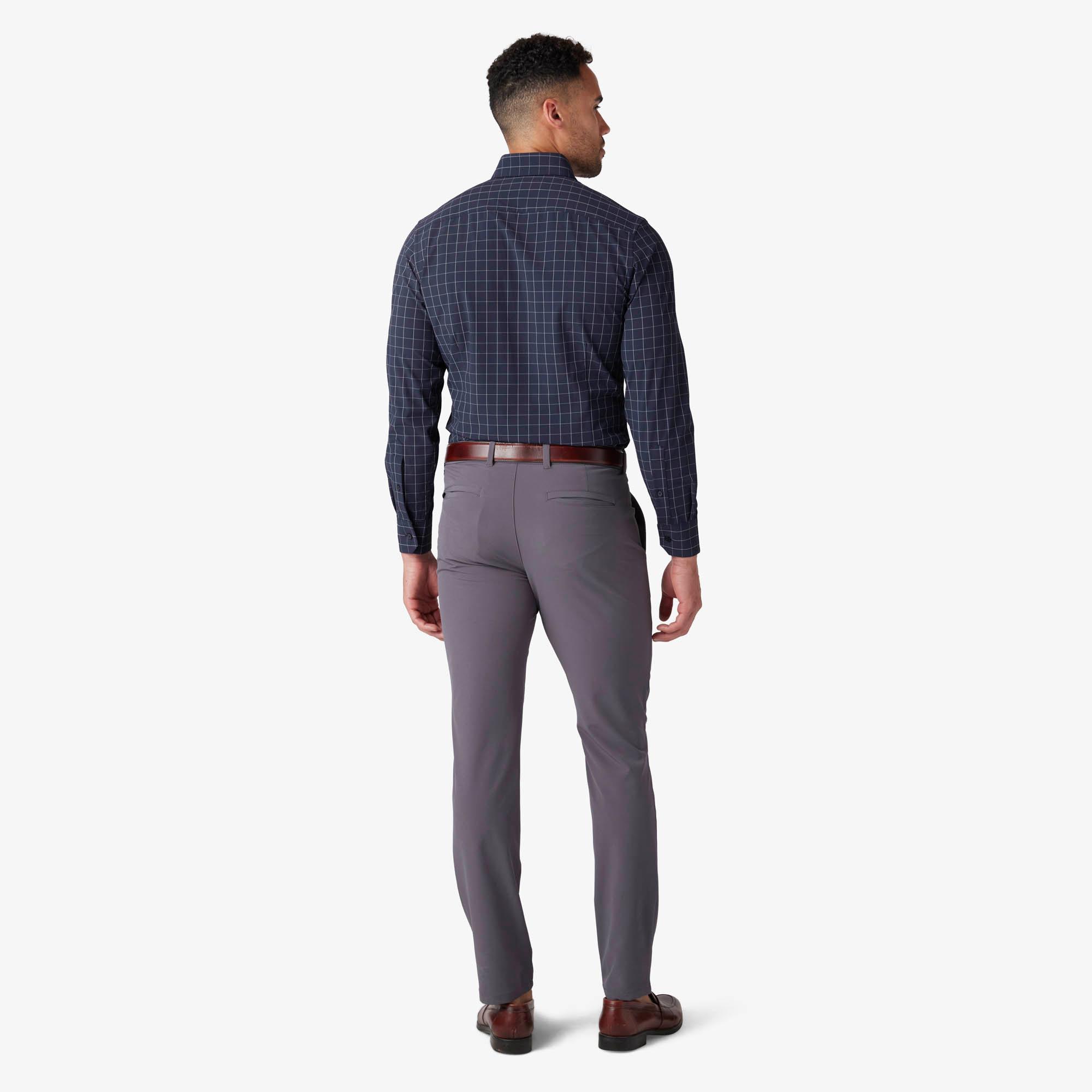 Model is 6’ 1” and is wearing a size medium, with a trim fit, at a ...