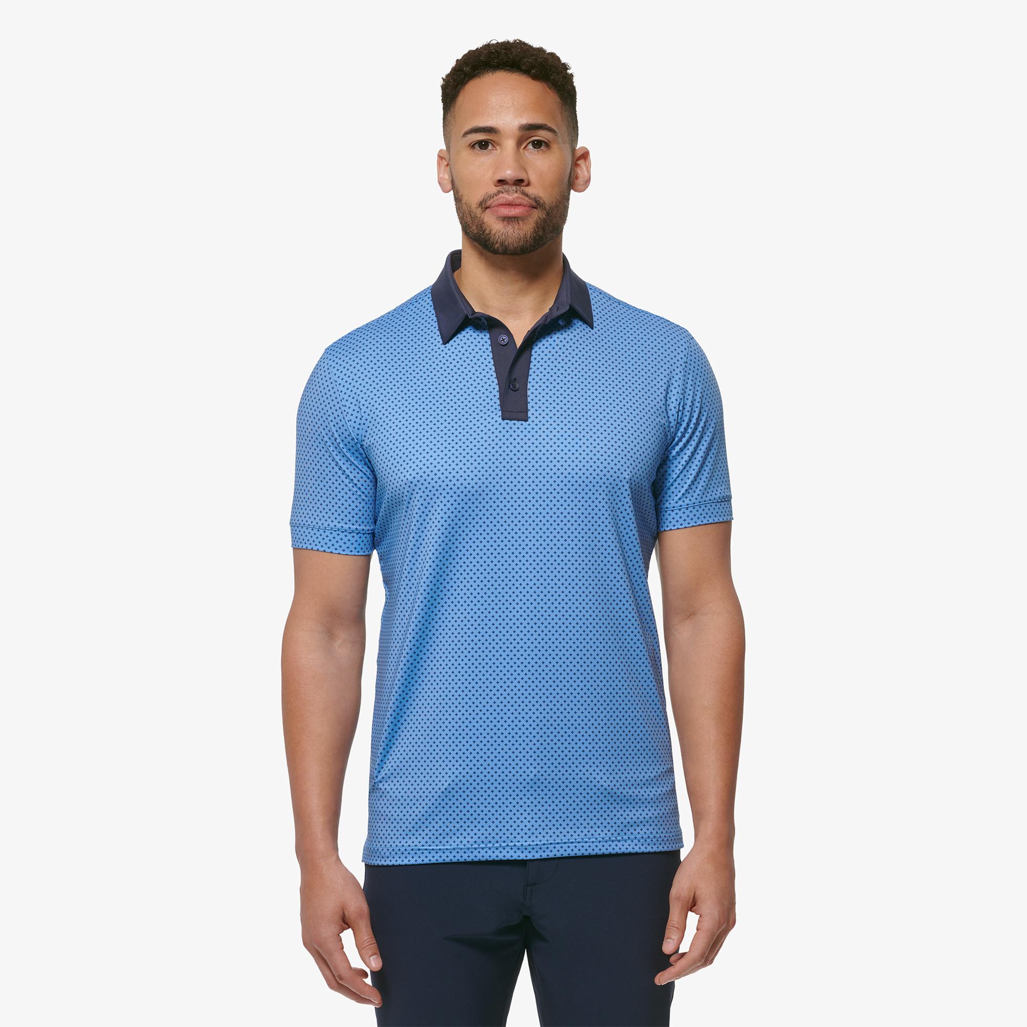 Versa Polo - Provence Geo Print - Mizzen+Main