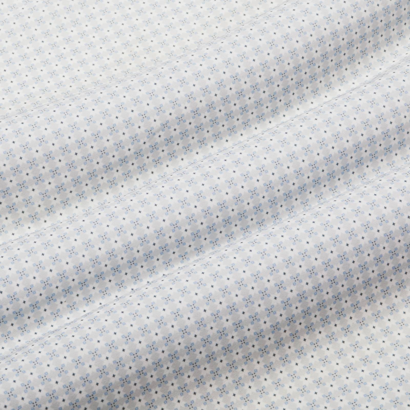 Leeward Dress Shirt - White Medallion Print - Mizzen+Main