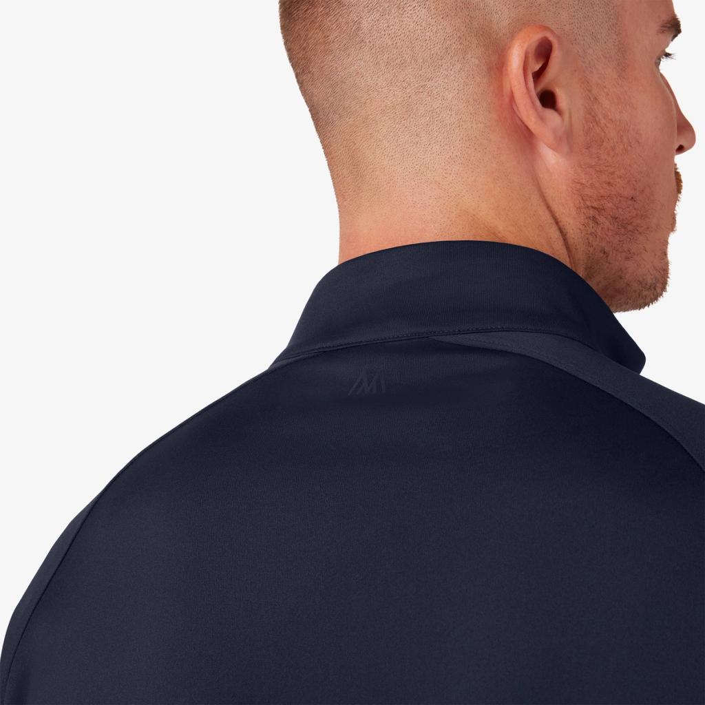 Versa Quarter Zip with Pocket - Navy Solid - Image 5