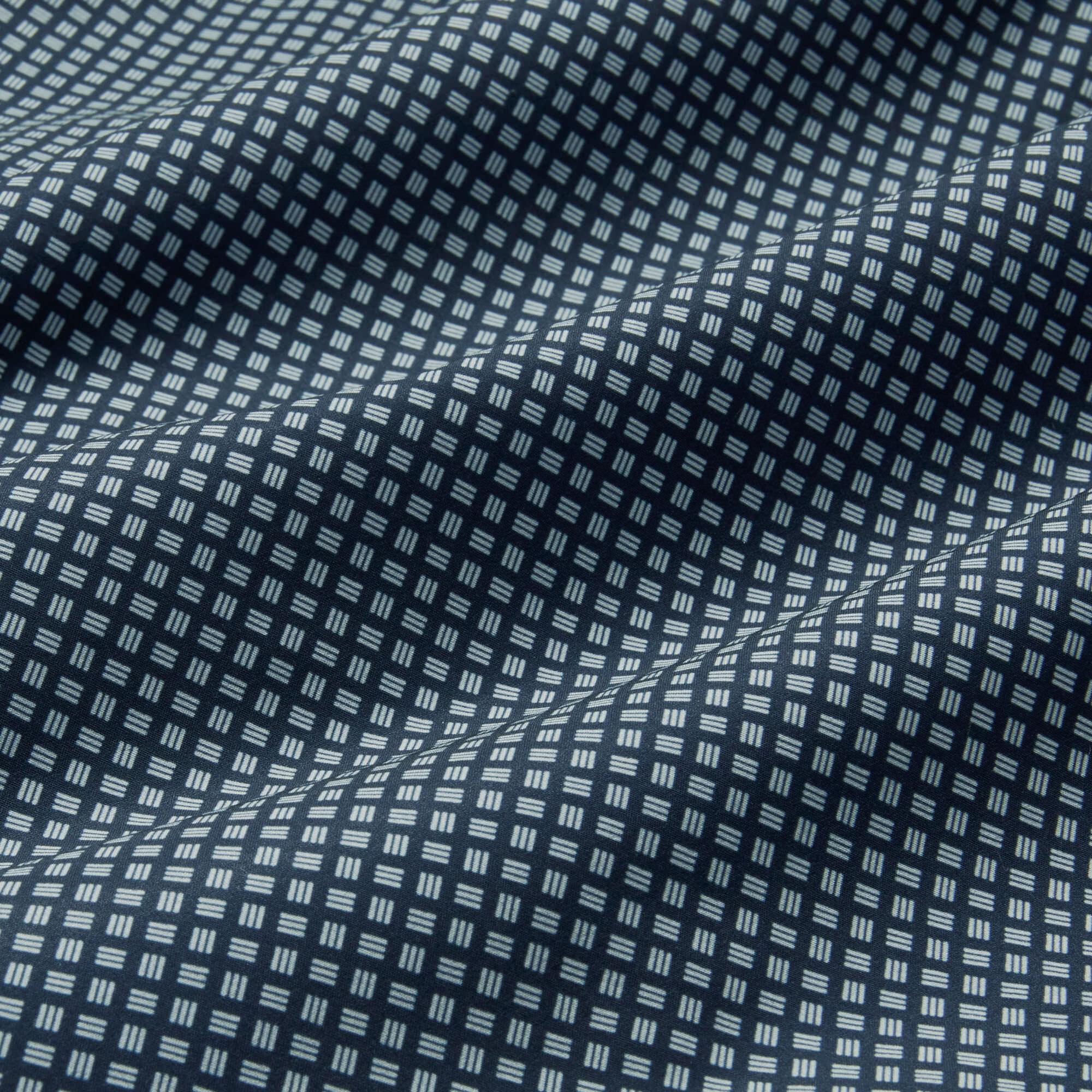 Leeward Dress Shirt - Navy Dash Repeat - Mizzen+Main