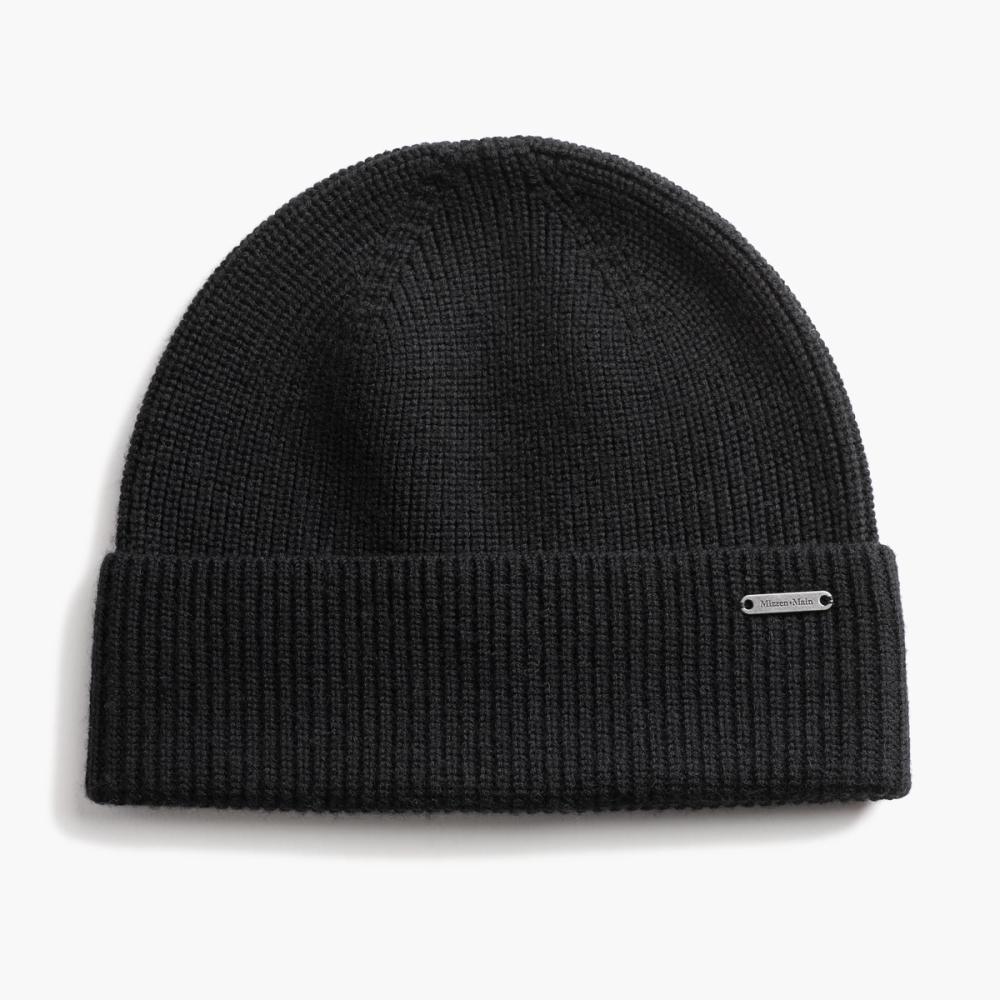 Black Solid Preston Beanie - Mizzen+Main