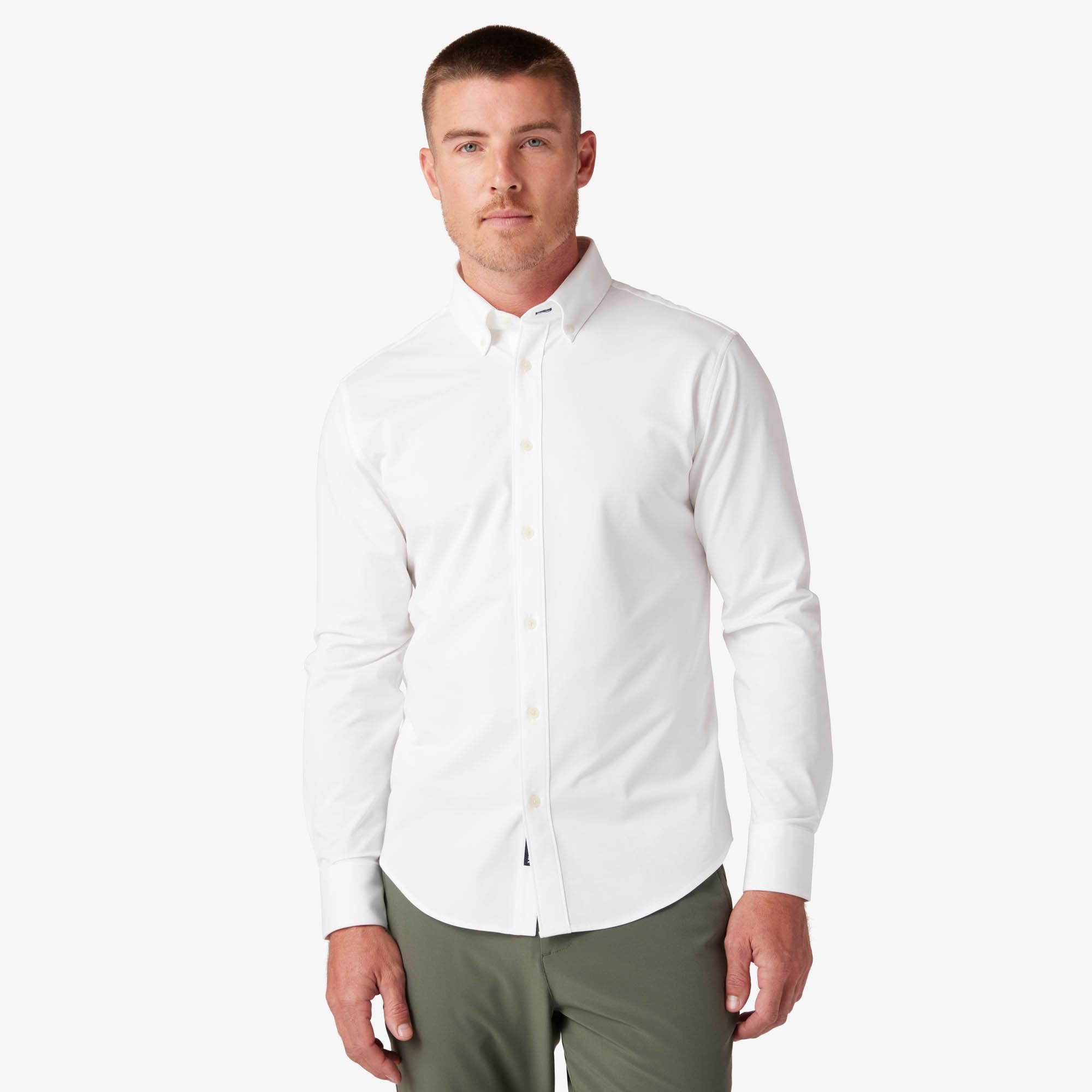 Ellis Oxford - White Solid - Mizzen+Main