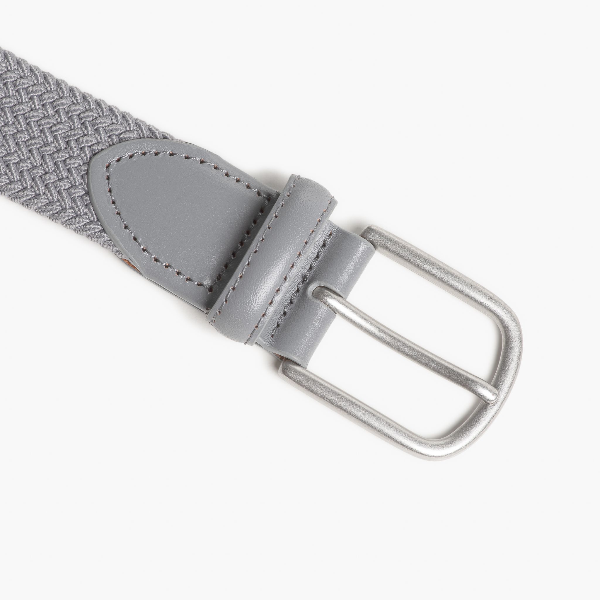 Nickel Solid Braided Belt - Mizzen+Main