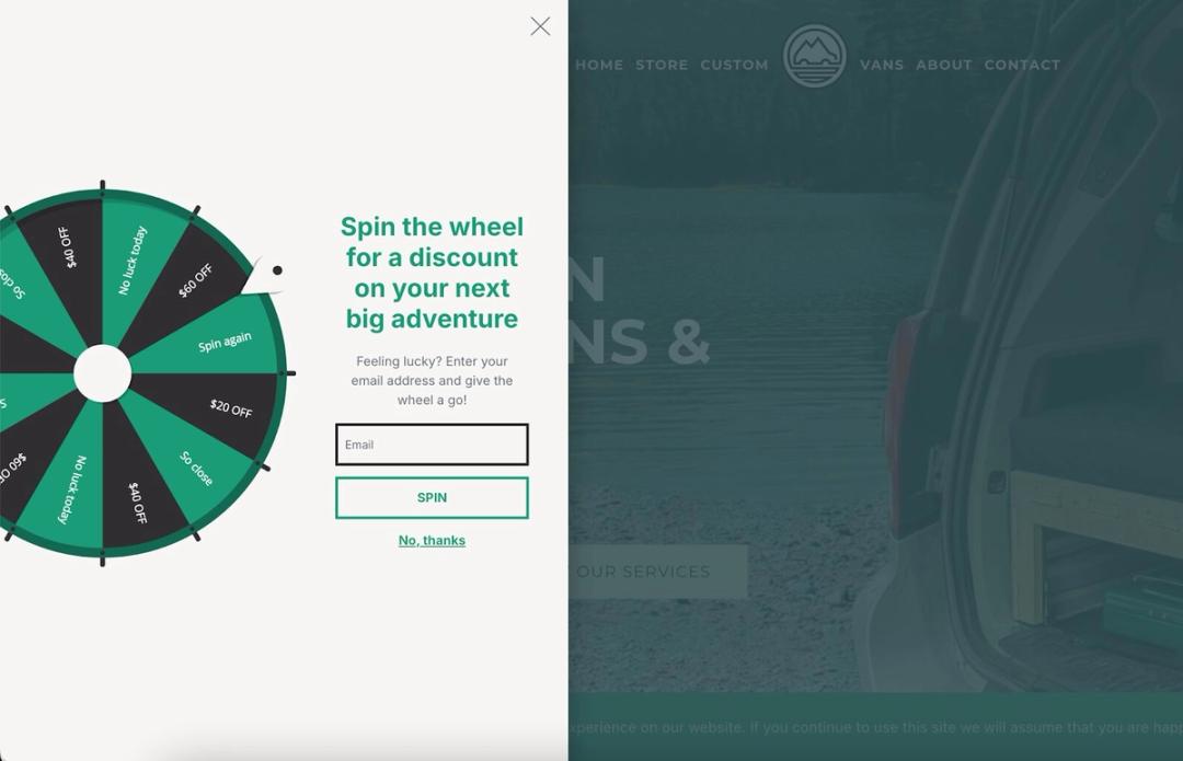 8 Spin-the-Wheel Pop-Up Examples to Inspire Your Next Campaign